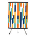 Retro Color Block Pattern Tripod Lamp | Zazzle