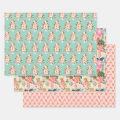 retro colorful modern christmas holiday wrapping paper sheets | Zazzle