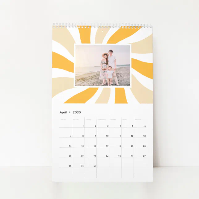 Retro Comeback Personalized Photo Calendar | Zazzle