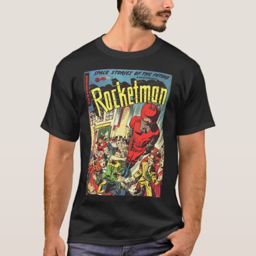 Retro comics - Rocketman T-Shirt | Zazzle