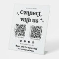 Retro Connect With Us Social Media Sign | Zazzle