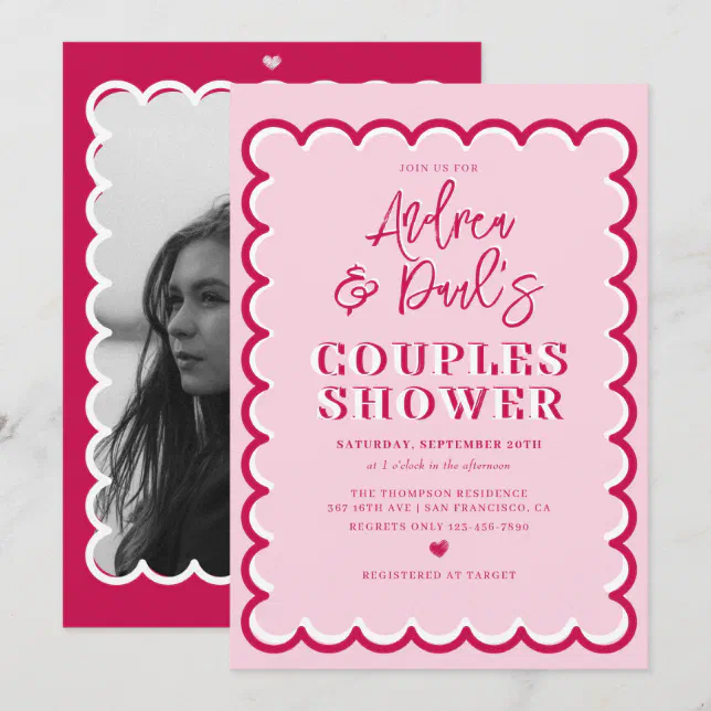 Retro Couples Shower Invitation | Zazzle