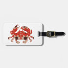 Happy Crab custom luggage tag | Zazzle.com