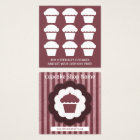 Cupcake Rewards Card Template | Zazzle.com