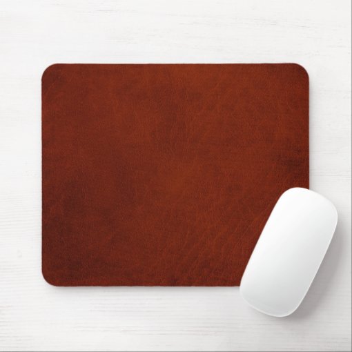 Retro Custom Leather Mouse Pad | Zazzle