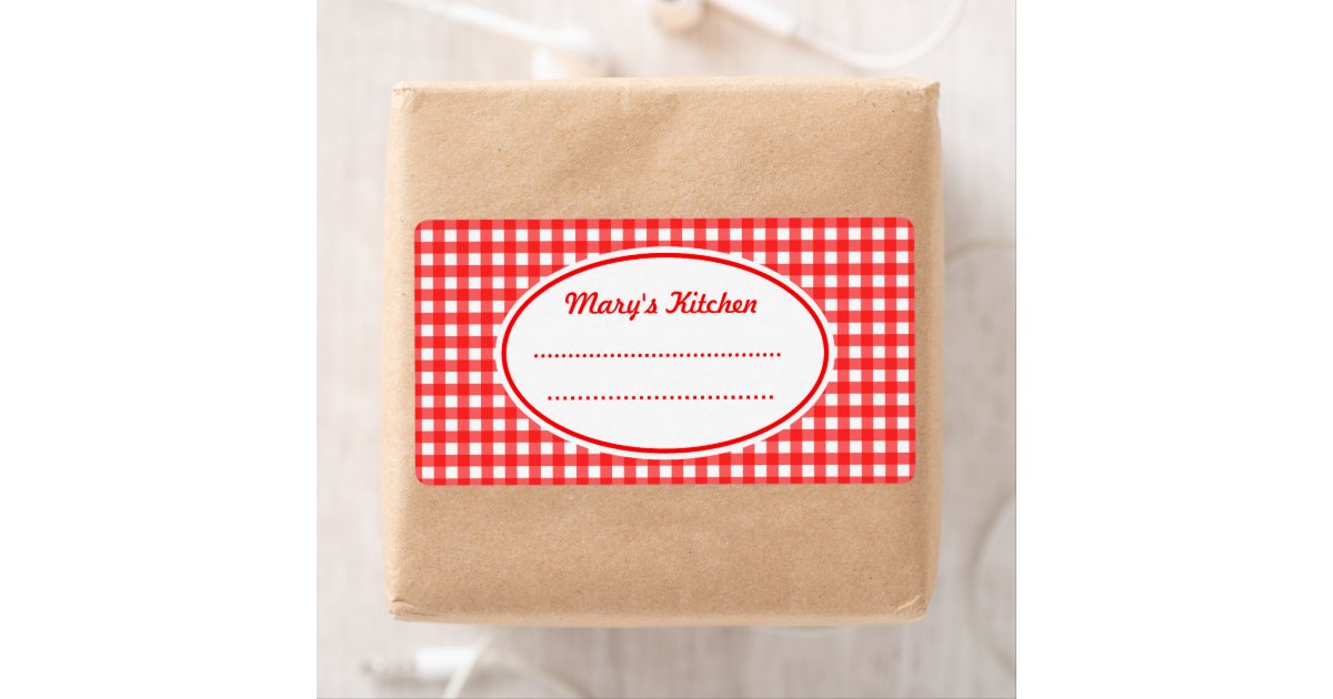 Retro Customized Kitchen Labels | Zazzle