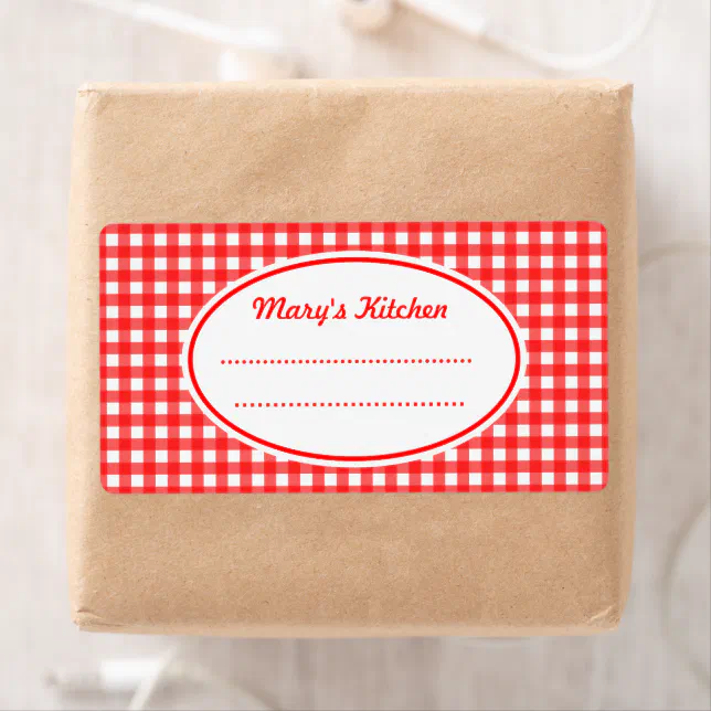 Retro Customized Kitchen Labels | Zazzle