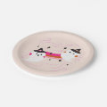 Retro Cute Ghost Kid's Halloween Party Paper Plates | Zazzle