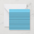 Retro Cutie Blue Christmas Note Card | Zazzle