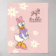 Retro Daisy Duck | Daisy Birthday Poster | Zazzle