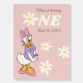 Retro Daisy Duck | Daisy First Birthday Foam Board | Zazzle