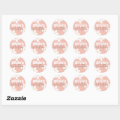 Retro Daisy Groovy Girl Birthday Party Classic Round Sticker | Zazzle