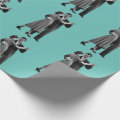 Retro Dancing Couple Wrapping Paper | Zazzle