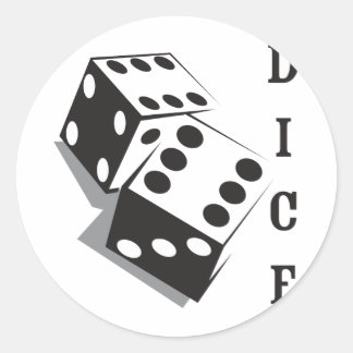 3,000+ Dice Stickers and Dice Sticker Designs | Zazzle