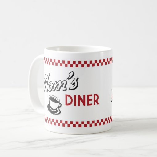 Retro Diner Coffee Mug -Retro Design Coffee Mug | Zazzle