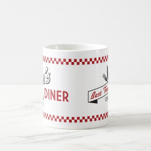 Retro Diner Coffee Mug -Retro Design Coffee Mug | Zazzle
