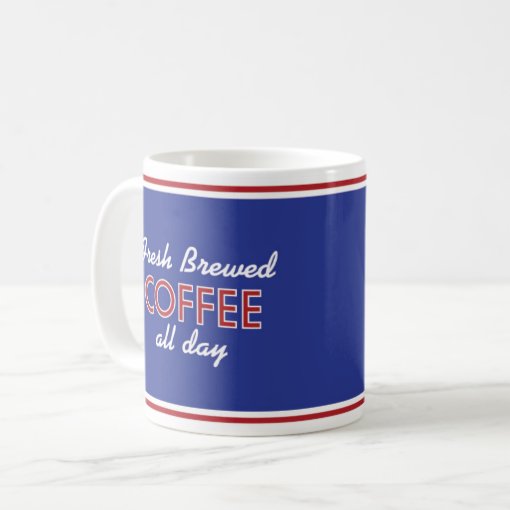 Retro Diner Coffee Mug -Retro Design Drinkware Set | Zazzle