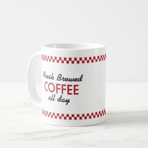 Retro Diner Coffee Mug -Retro Design -Vintage Mug | Zazzle