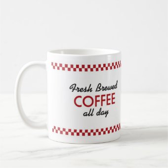 Retro Diner Coffee Mug -Retro Design -Vintage Mug | Zazzle
