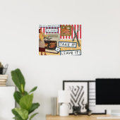 Retro Dinner Humor Poster | Zazzle