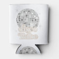 Retro Disco Ball Bridal Shower Disco Babe Can Cooler | Zazzle