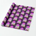 Retro Disco Dancing Dance Graphic Wrapping Paper | Zazzle