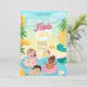 Retro dive into five 5th birthday invitation | Zazzle