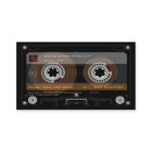 Retro DJ Music Cassette MixTape Business Card | Zazzle