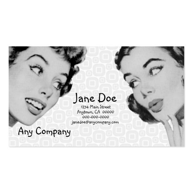 Retro Do Tell V2 Business Card Templates