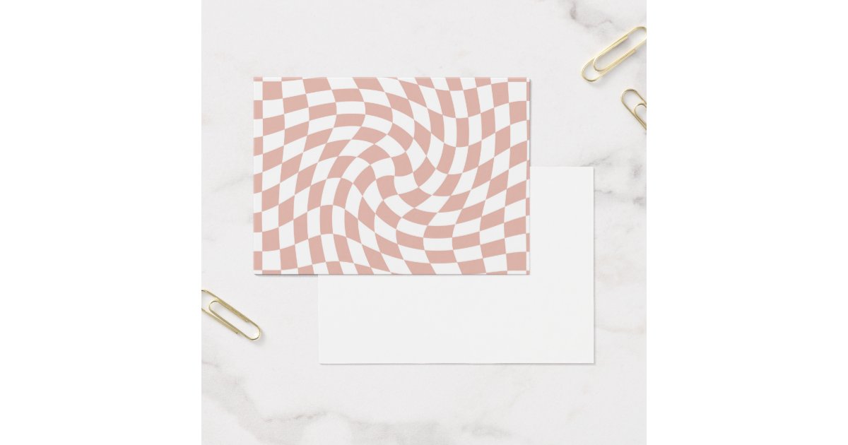 Retro Dusty Rose Sand Pink Checks Checkered | Zazzle