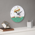 Retro electric beaters baking mixer kitchen clock | Zazzle