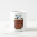 Retro Email Inbox Icon Cartoon Style Coffee Mug | Zazzle