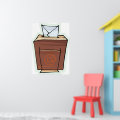 Retro Email Inbox Icon Cartoon Style Poster | Zazzle
