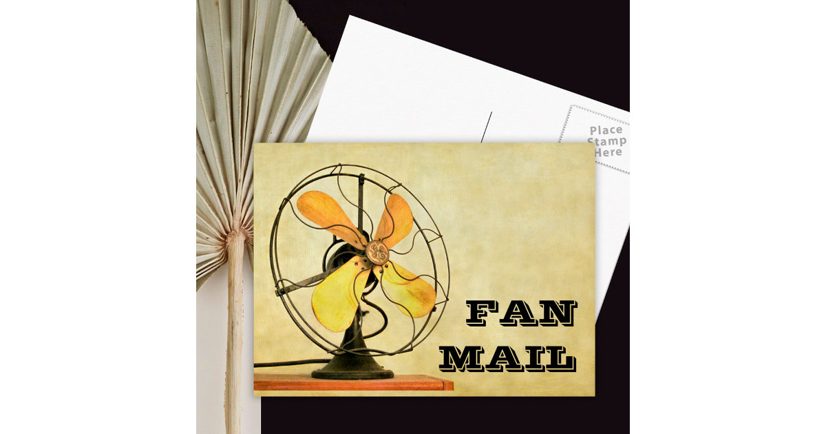 Retro Fan Mail Post Card | Zazzle
