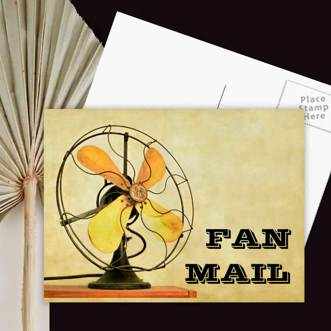 Retro Fan Mail Post Card | Zazzle