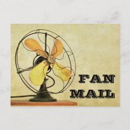 Retro Fan Mail Post Card | Zazzle