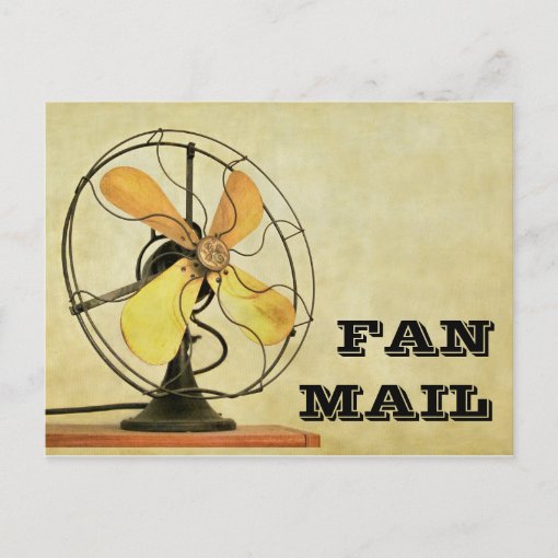 Retro Fan Mail Post Card | Zazzle