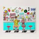 Retro Fifties Diner with Couple Holding Hands Jigsaw Puzzle | Zazzle