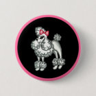 1950's Pink Poodle Skirt Inspired Button | Zazzle.com