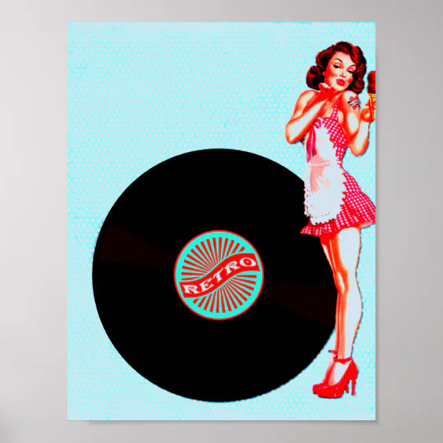 Retro Fifties Poster | Zazzle