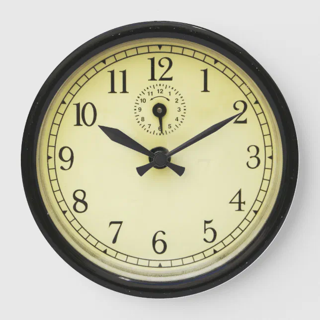Retro Fifties Wall Clock | Zazzle