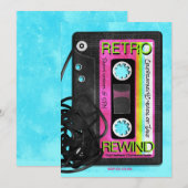 Retro Flashback Birthday Party Invitation | Zazzle