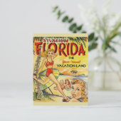 Retro Florida Vacation Postcard | Zazzle