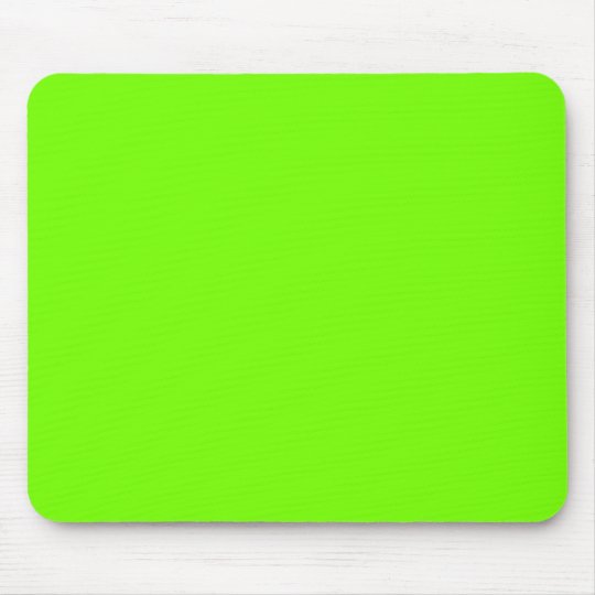 Retro Fluoro Lime-Green Collection Mouse Pad | Zazzle.com