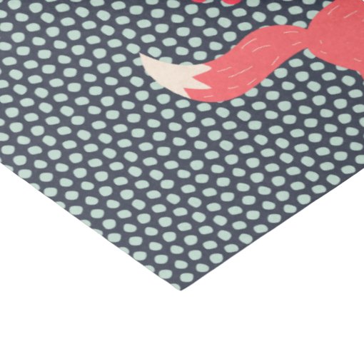 Retro Fox Tissue Paper | Zazzle