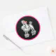 Retro French Poodle Stickers | Zazzle