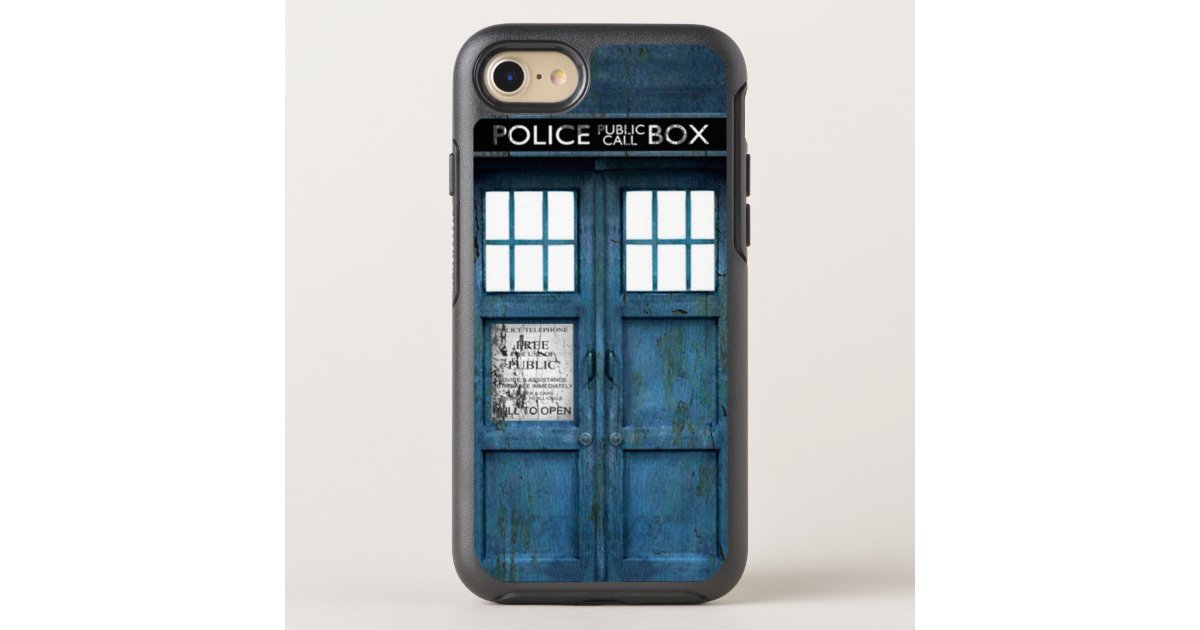 Retro Funny Police Phone Call Box Otterbox iPhone Case | Zazzle