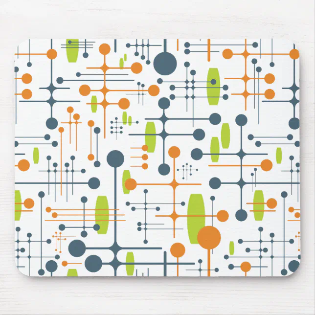 Retro Futuristic Mouse Pad | Zazzle