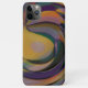 Retro Futuristic Radial Swirl Waves Art Pattern Case-Mate iPhone Case ...