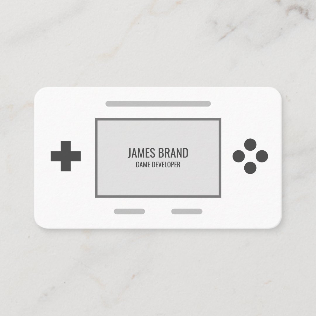 Retro Game Developer Business Card | Zazzle